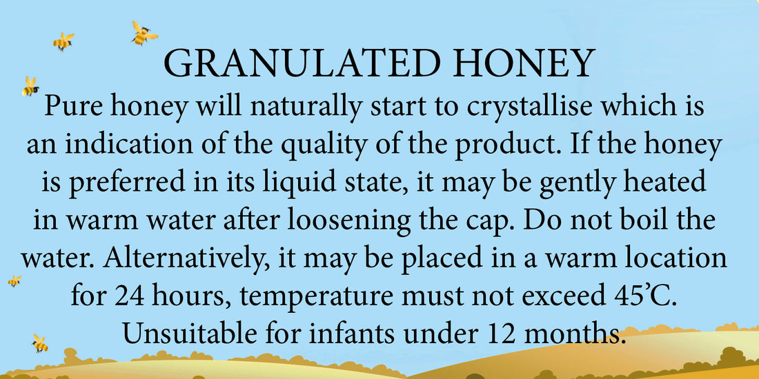 Honey Granulation Label | Country Farm Design | National Bee Supplies